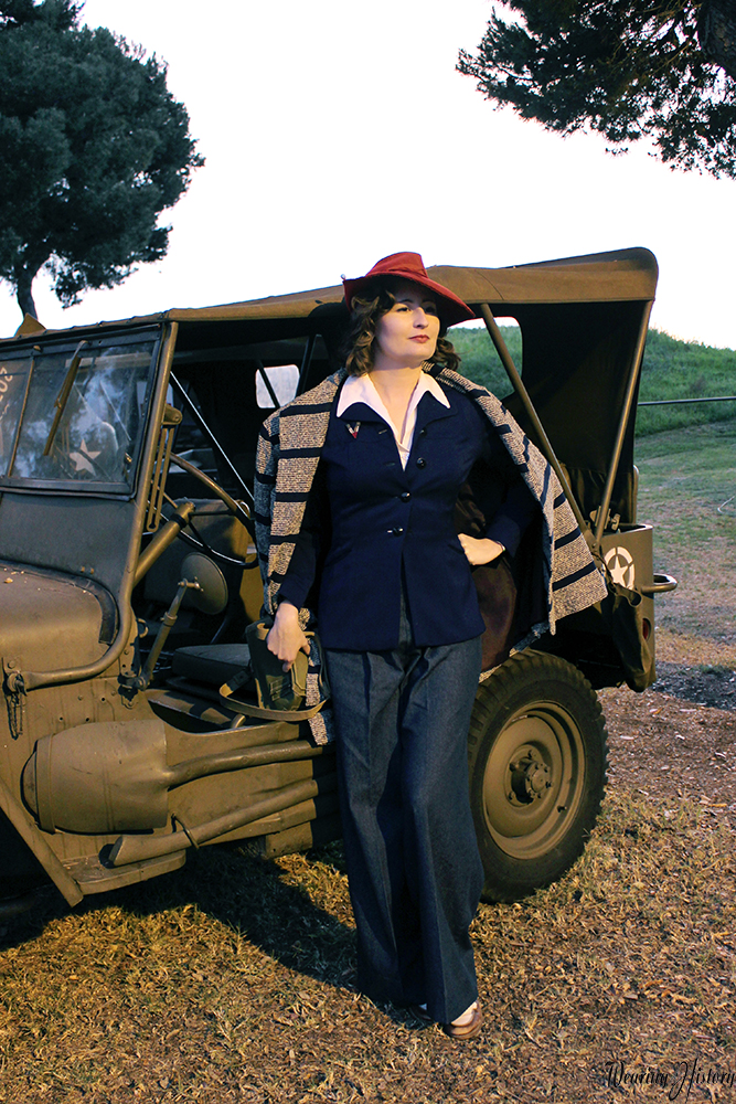 Outfit Post: Agent Carter Inspired at the LA Air Raid – Wearing History ...