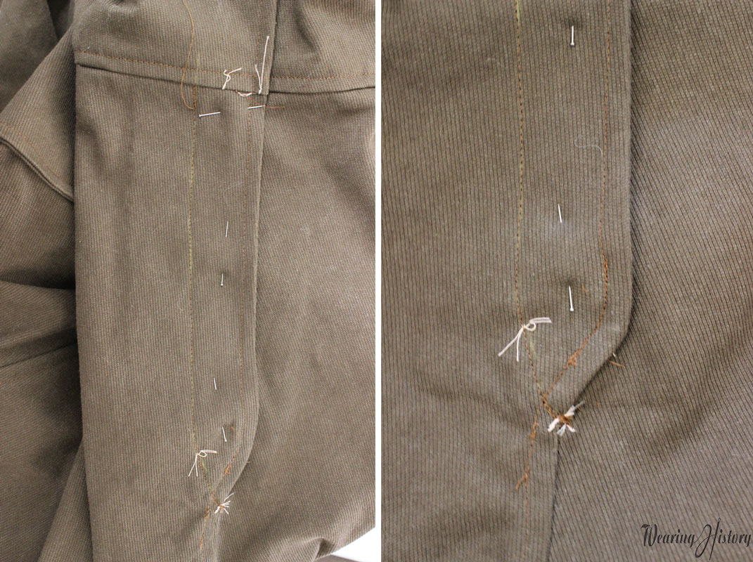 Air Raid Suit Sewing: Front Fly – Wearing History® Blog