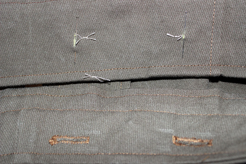Air Raid Suit Sewing: Back Buttons and Buttonholes – Wearing History® Blog