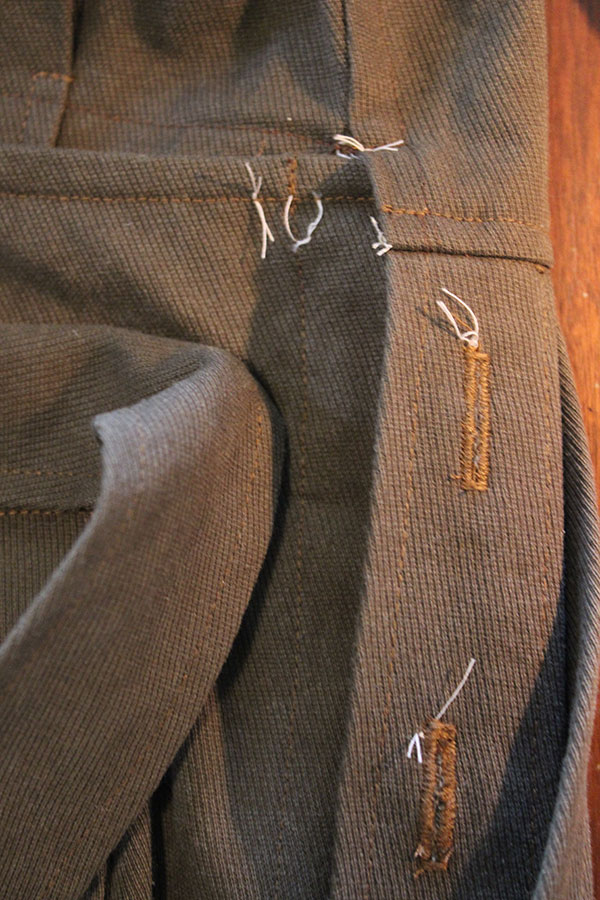 Air Raid Suit Sewing: Side Buttons and Buttonholes – Wearing History® Blog