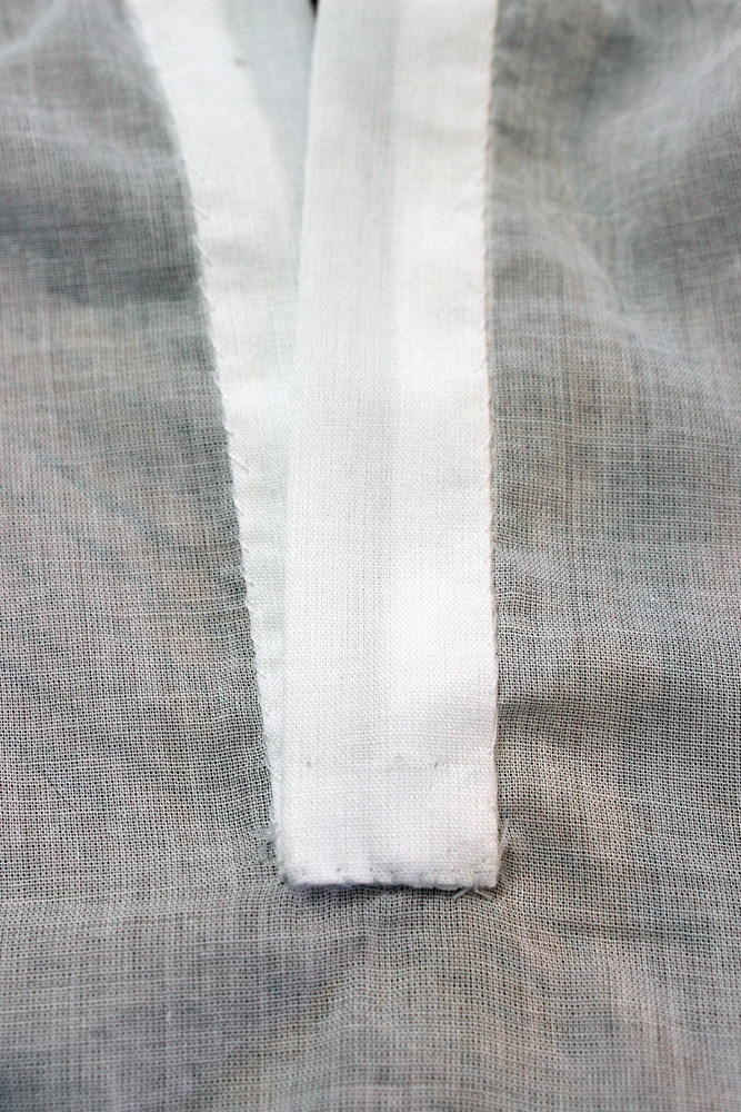 Tutorial- How to Sew a Center Front Button Placket – Wearing History® Blog