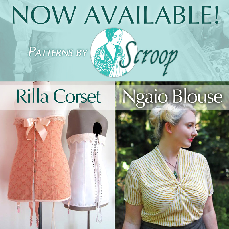 Announcing Scroop Printed Patterns! – Wearing History® Blog