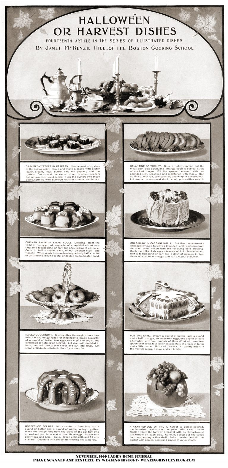 Halloween Food from 1900 – Wearing History® Blog