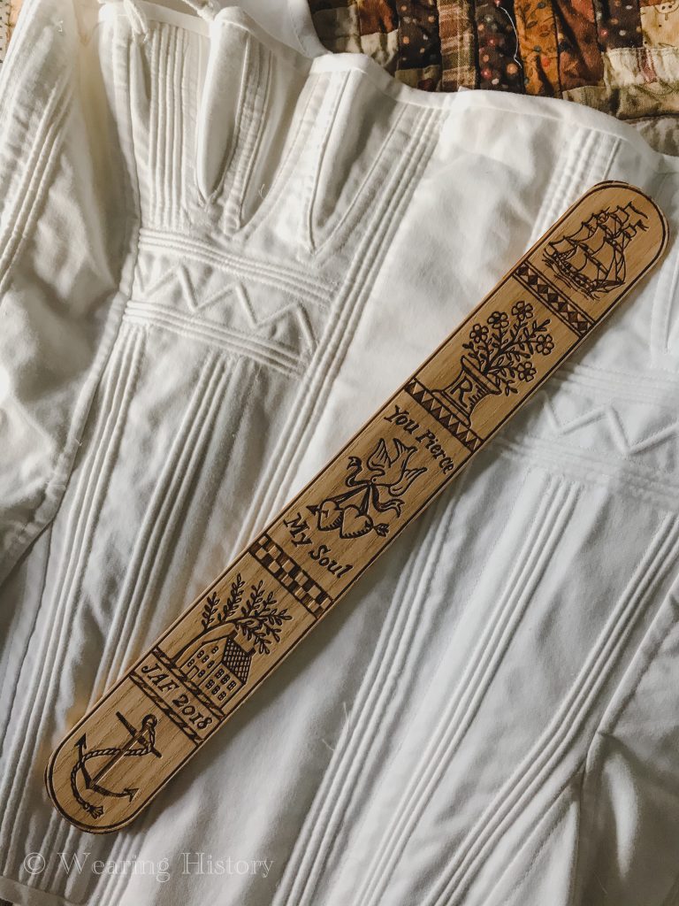 Finished Project- Regency Stays – Wearing History® Blog