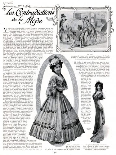 Contradictions of Fashion- the Form Fitting Dress and the Gigantic Hats ...