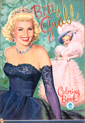 Free Betty Grable Coloring Pages! – Wearing History® Blog
