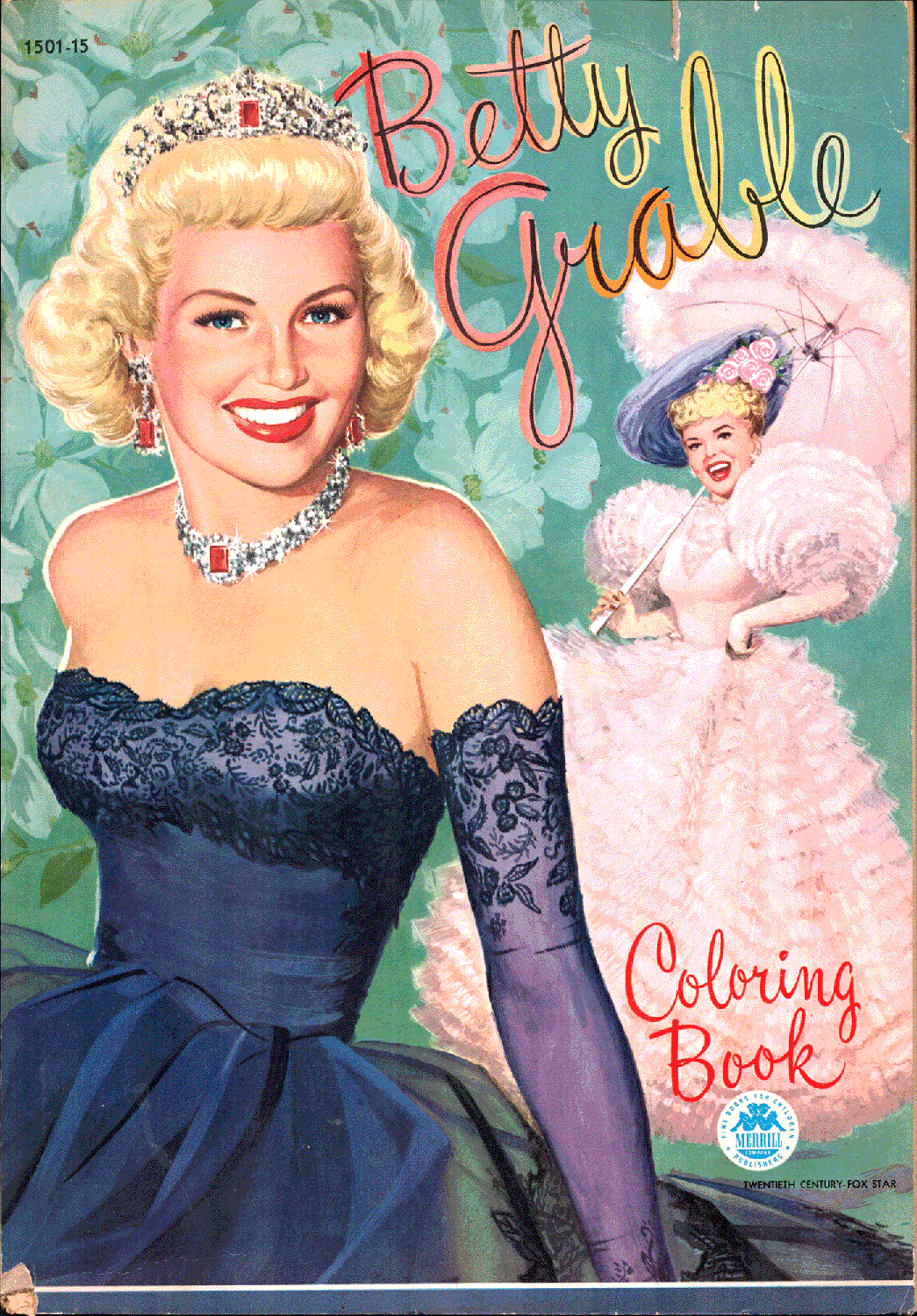 Free Betty Grable Coloring Pages! – Wearing History® Blog
