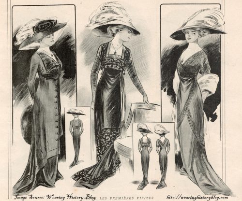 French Fashions from October, 1908 – Wearing History® Blog