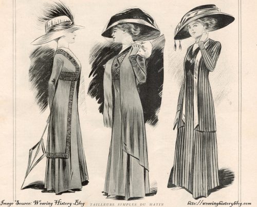 French Fashions from October, 1908 – Wearing History® Blog