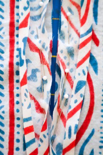 How To: Bias Facing a Neckline and Slit Opening – Wearing History® Blog