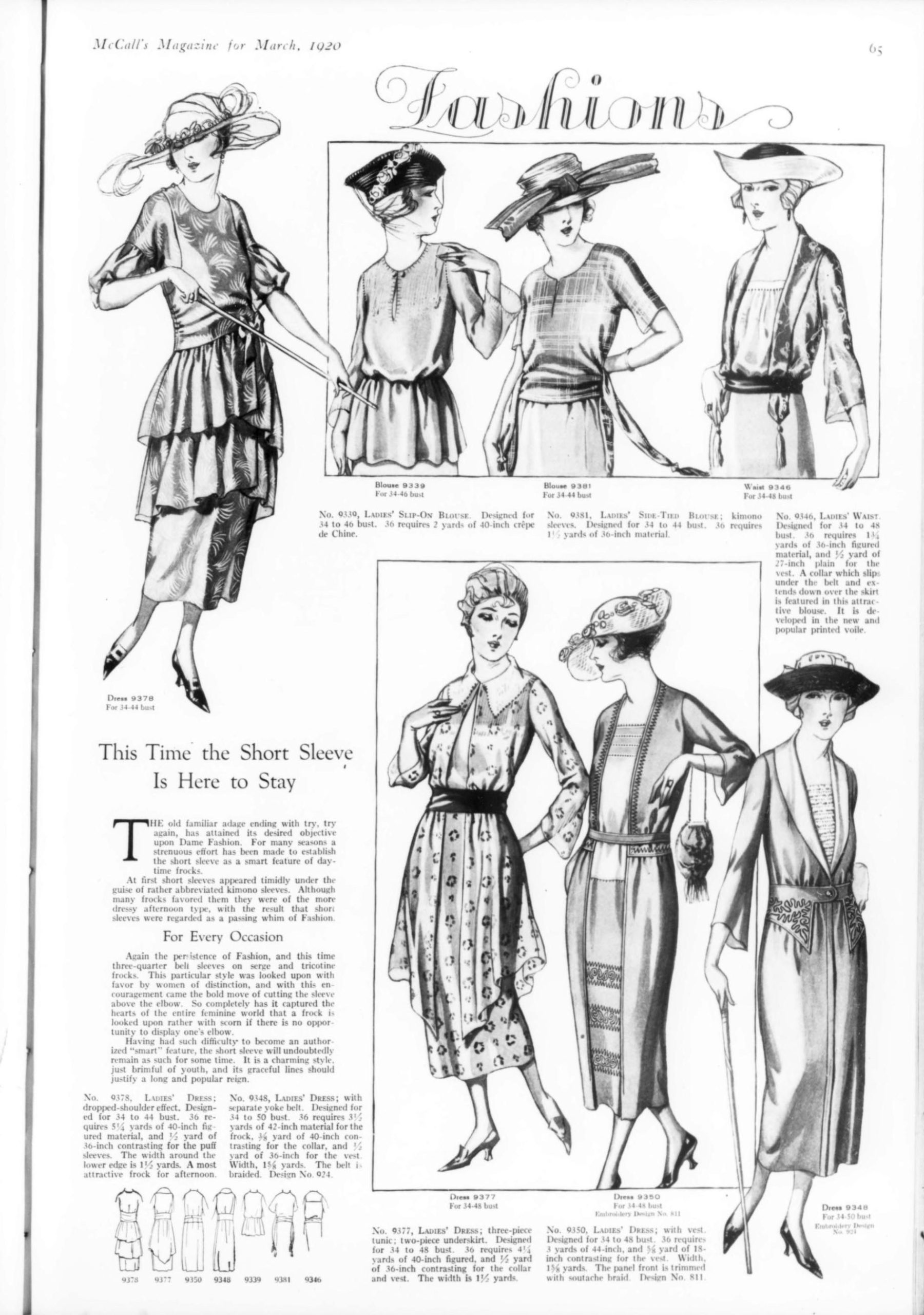 A Period Overview of AC131- 1920 Side-Tied Blouse – Wearing History® Blog