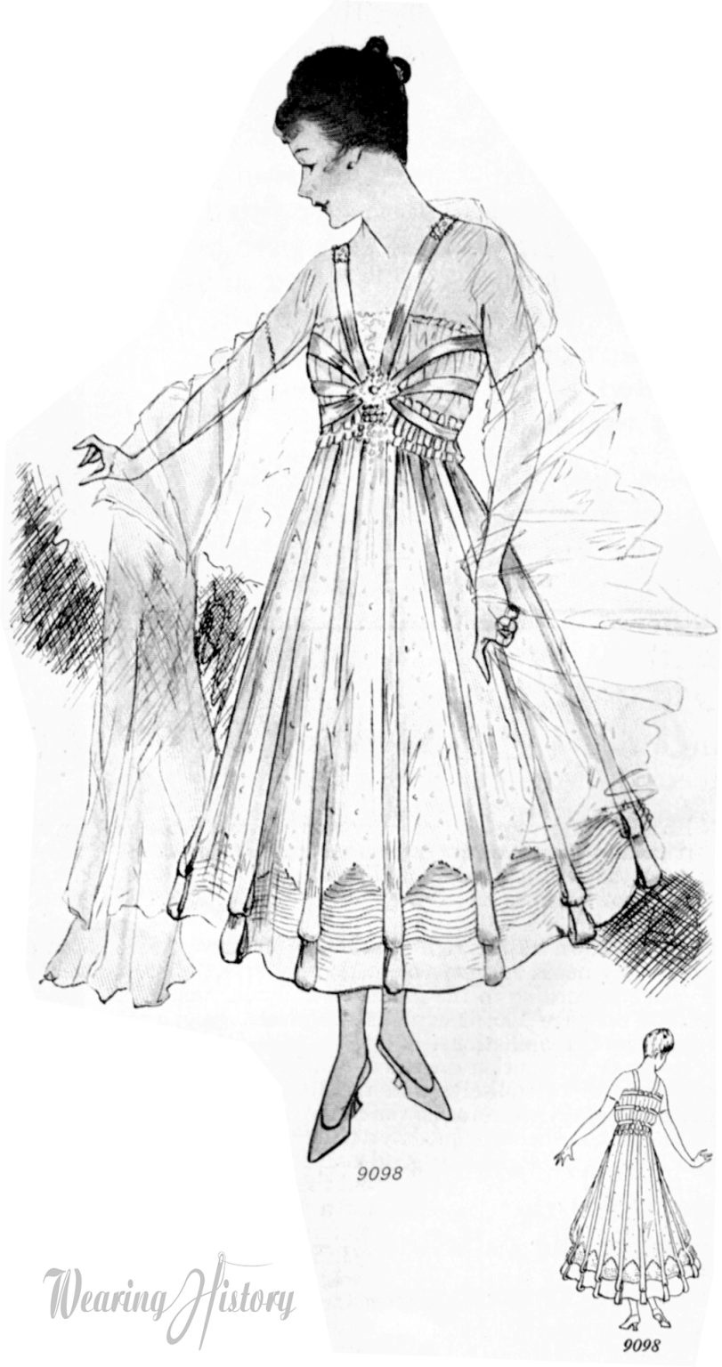 1915 Fashion- Skirts “Short” and Voluminous – Wearing History® Blog