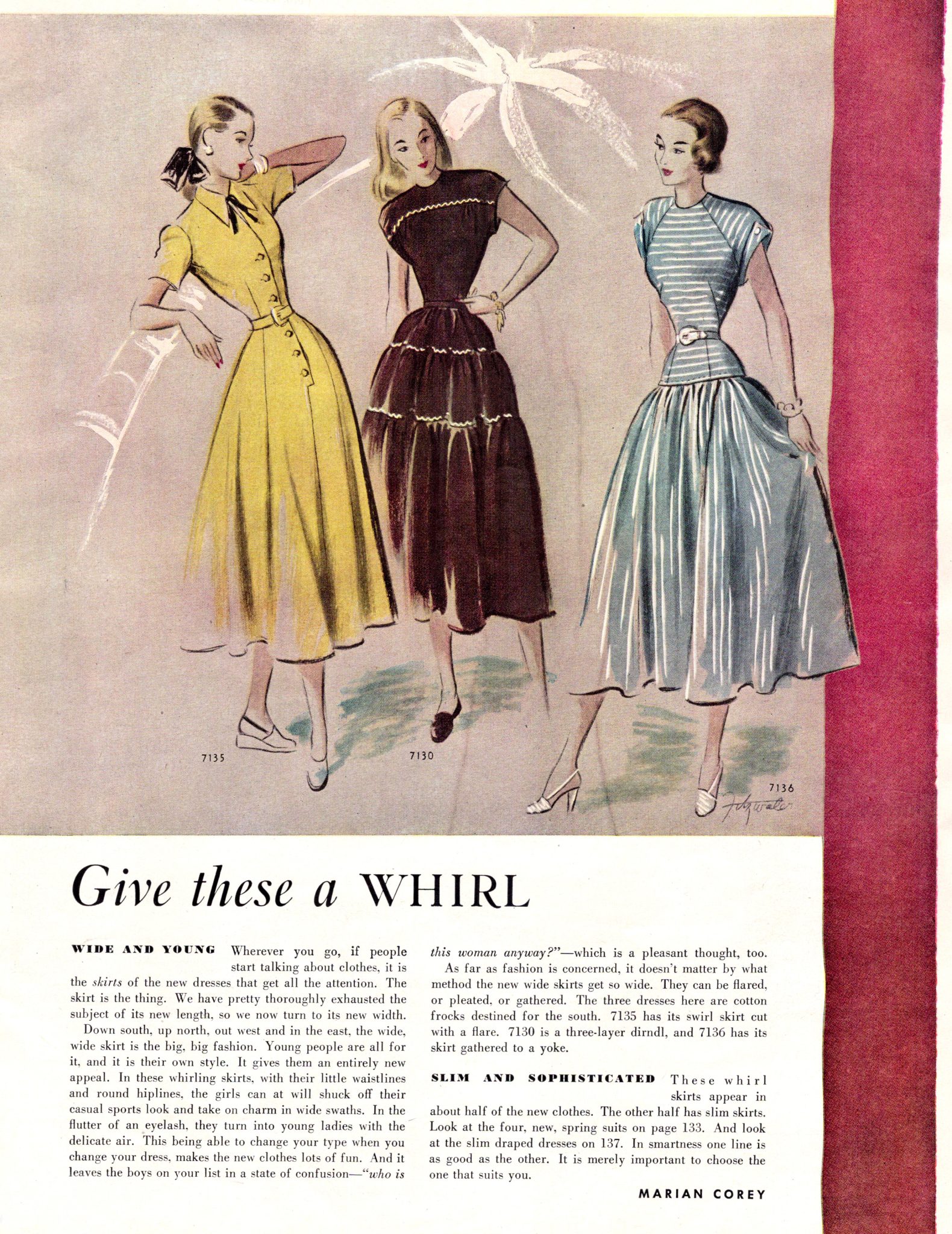 McCall Patterns, January 1948 – Wearing History® Blog